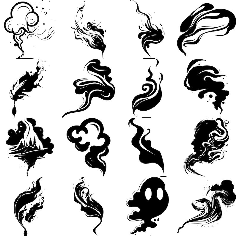 41 Smoke SVG Bundle - Unique Vector Files for Cricut and Silhouette ...
