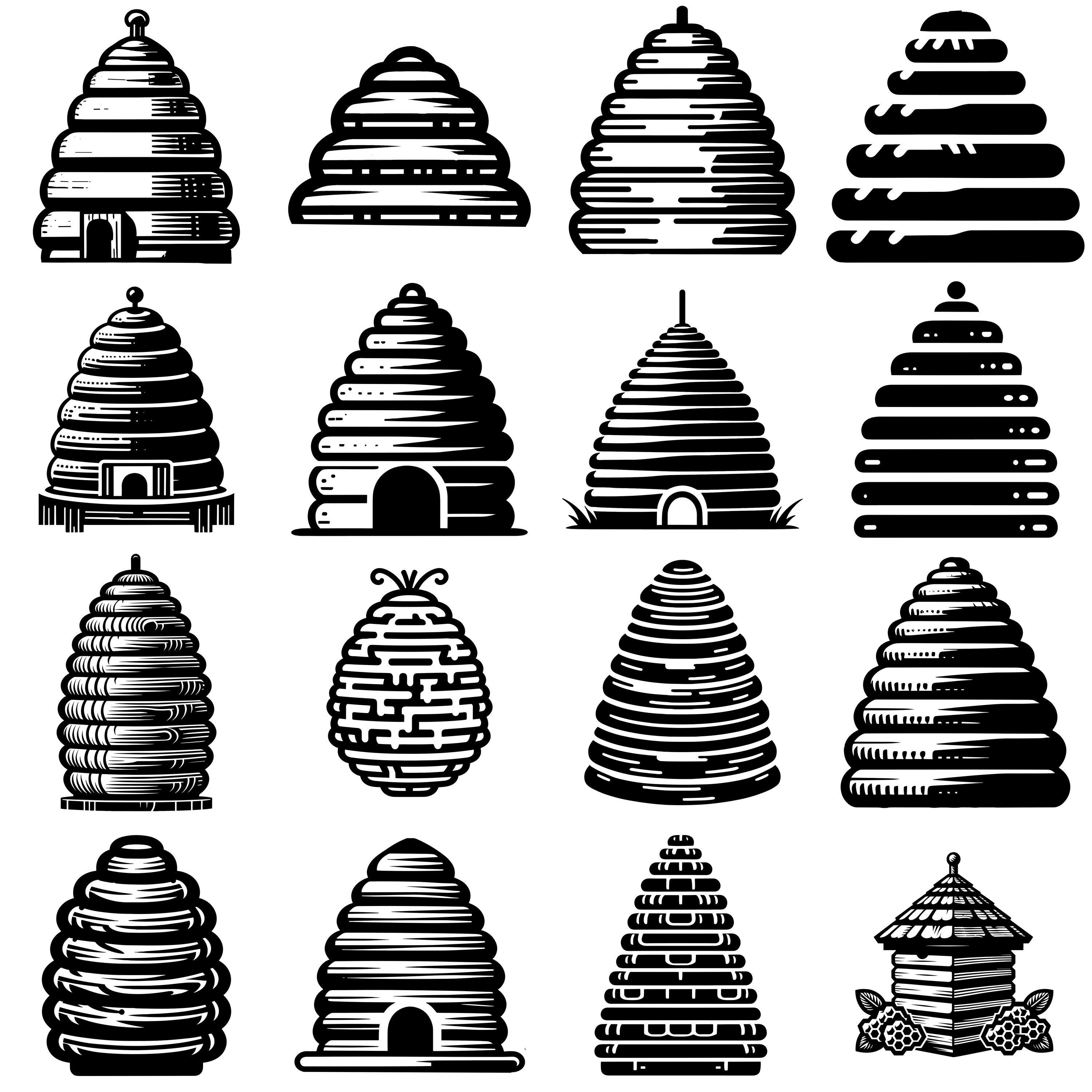 40 Beehive SVG Bundle - Unique Vector Files for Cricut and Silhouette ...