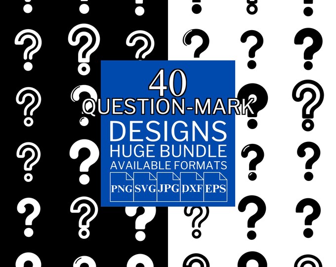 Question Mark Clipart, Decorative Question Mark Graphics, Teacher Clip ...