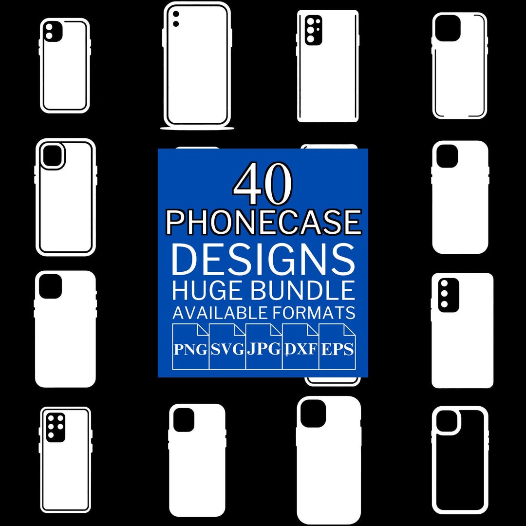 Phone Case SVG Bundle: Vector Designs for Cricut & Silhouette (digital ...