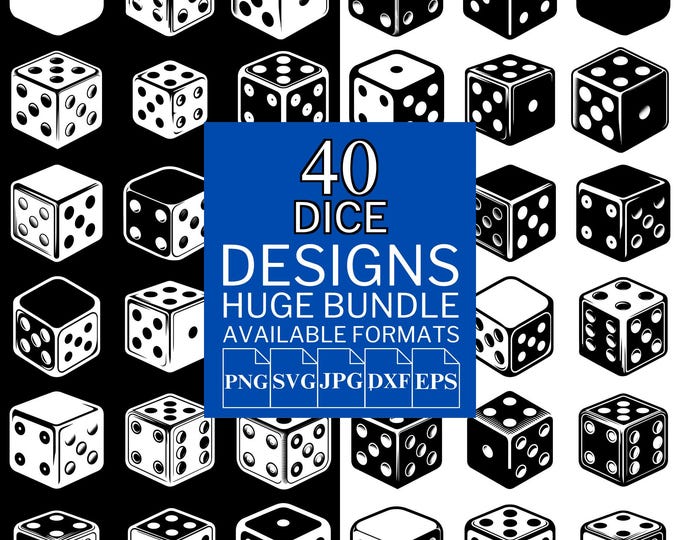 Dice SVG, Dice PNG, Dice Clipart, Dice Cut File, Dice Stencil, Board ...