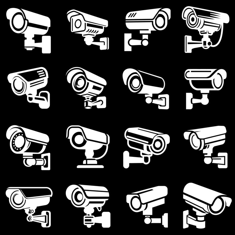 Security Camera SVG Bundle: Vector Cut Files for Cricut & Silhouette - Etsy