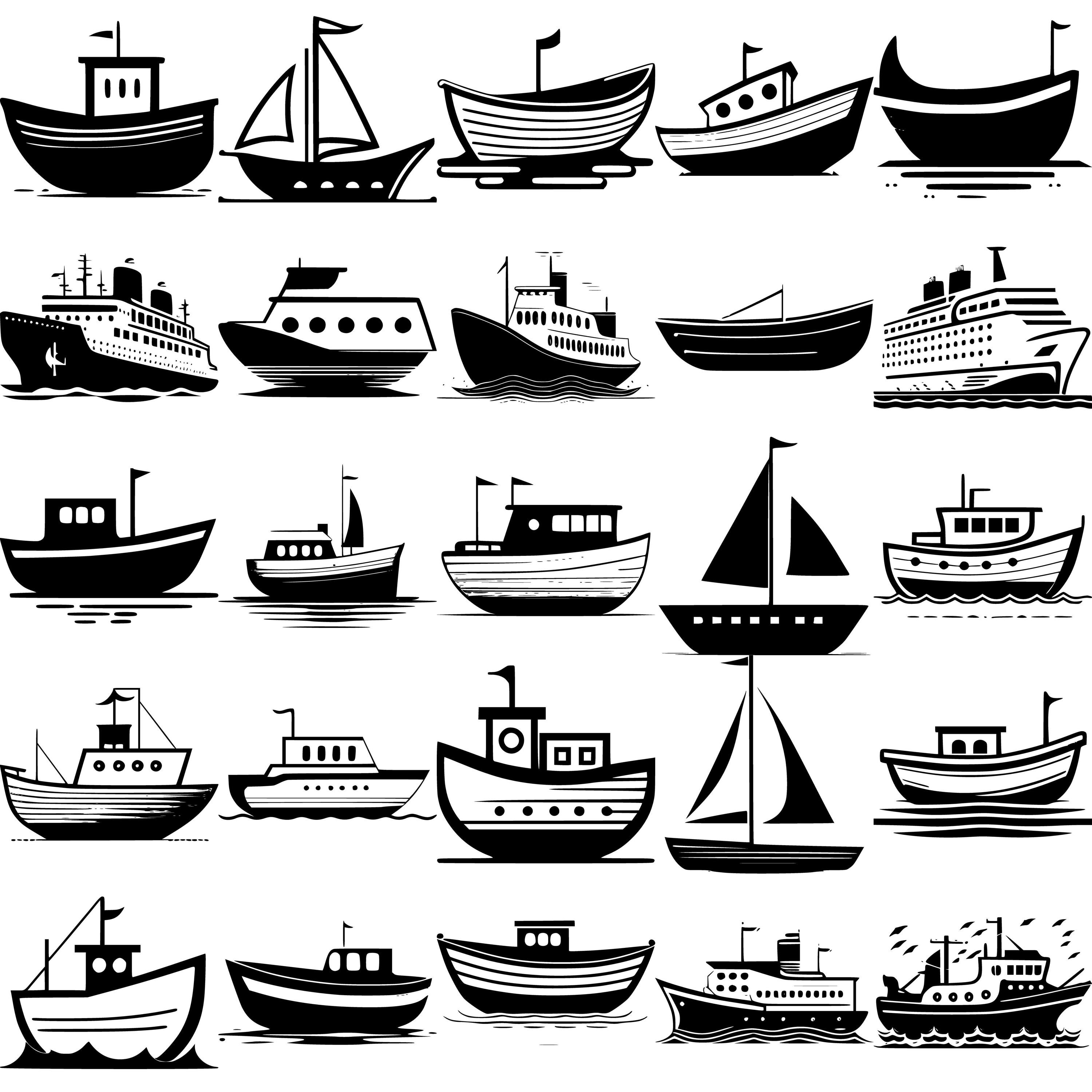 109 Ship SVG Bundle - Unique Vector Files for Cricut and Silhouette ...