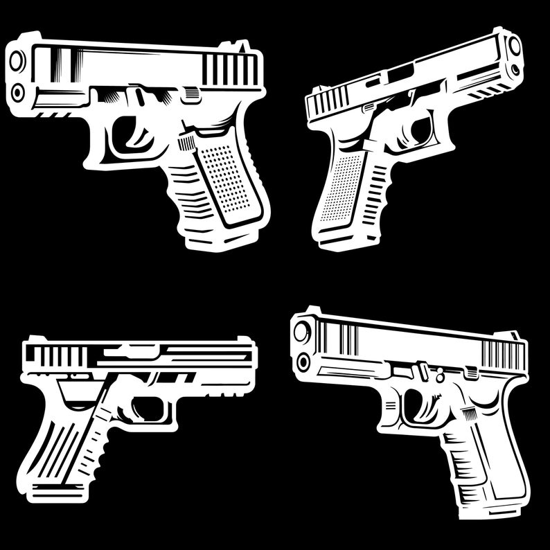 Glock SVG Bundle - 40 Unique Vector Designs (cricut & Silhouette) - Etsy