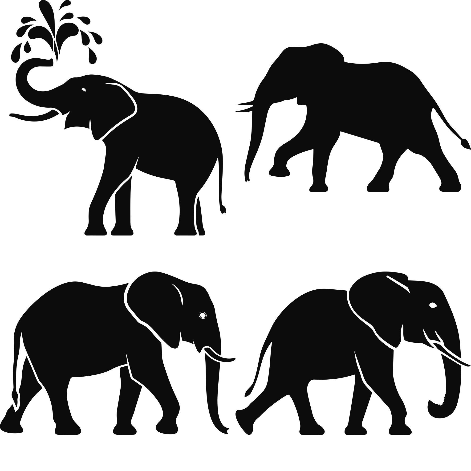 30 Elephant SVG Bundle - Unique Vector Files for Cricut and Silhouette ...