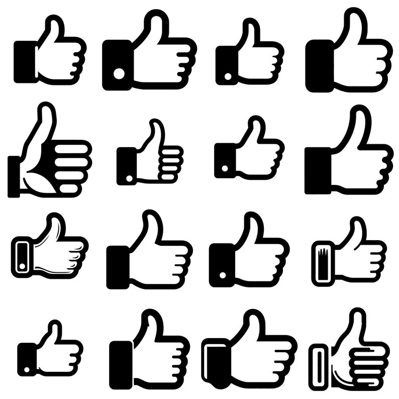 40 Like SVG Bundle: Vector Designs for Cricut & Silhouette (digital ...