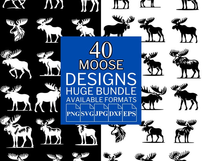 Moose Svg Peeking Moose Clipart Commercial Animal for Print and Cut Svg ...