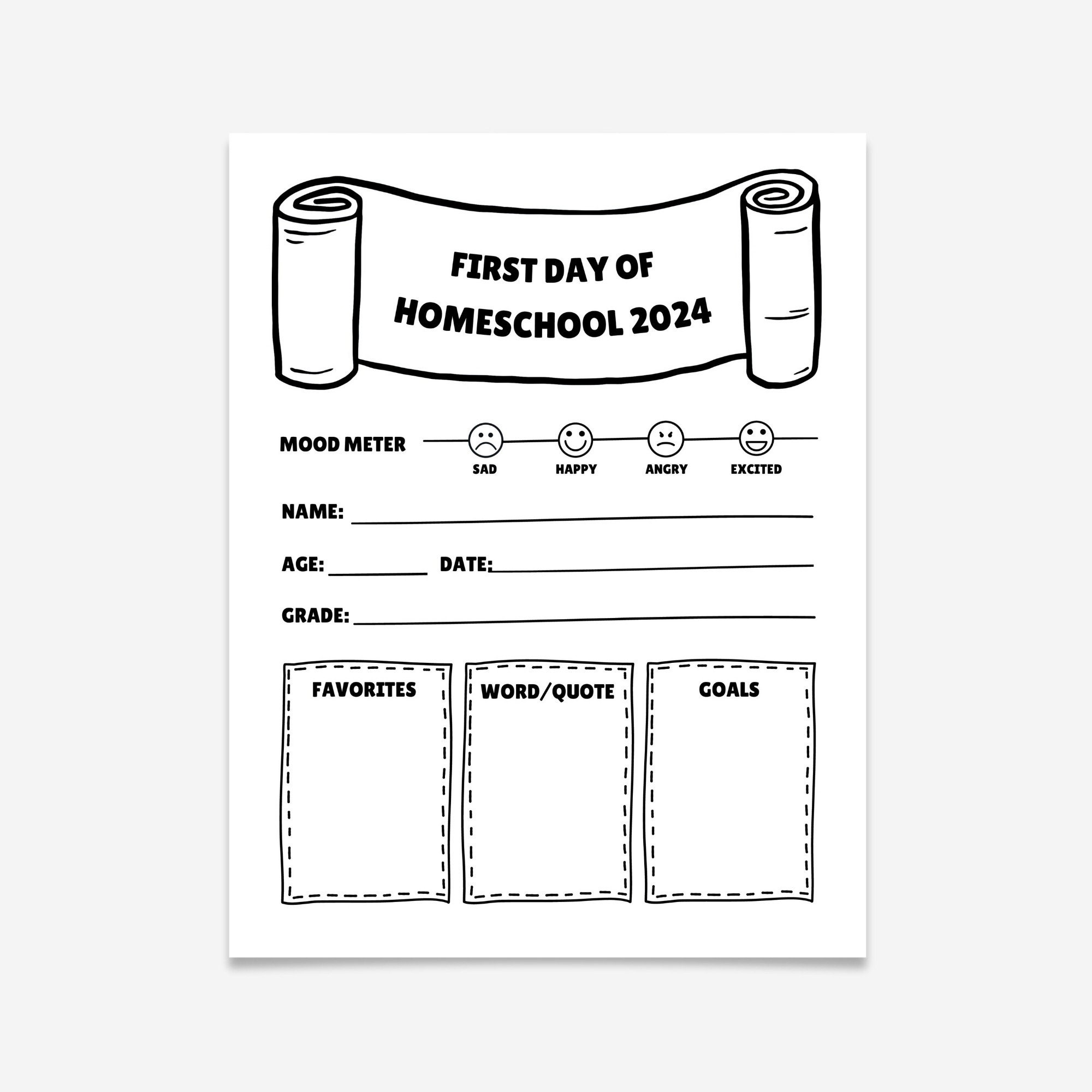 First Day of Homeschool • Back to School • School Year • School About ...