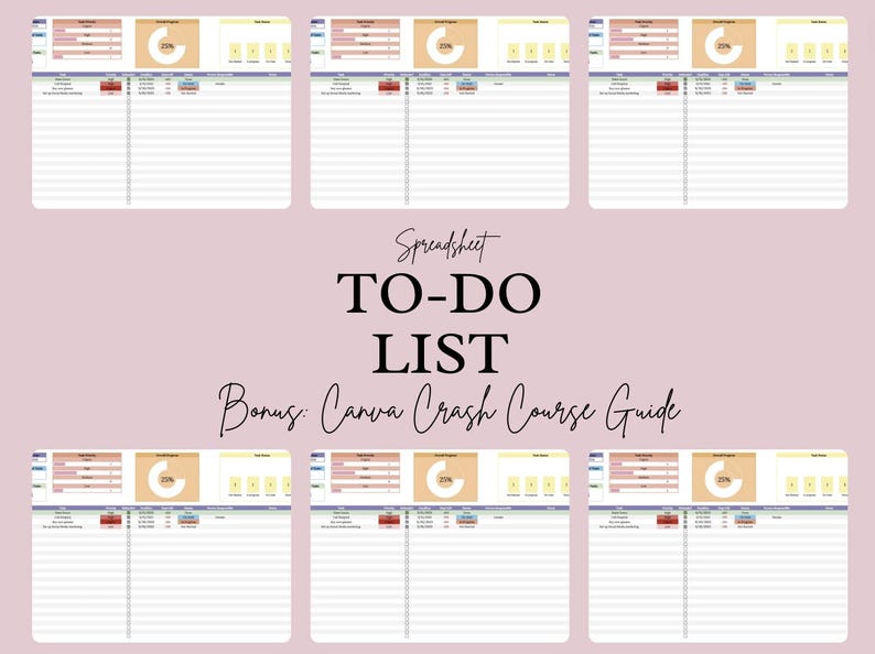To-do List Template, Organise Tasks Efficiently Digital Planner ...
