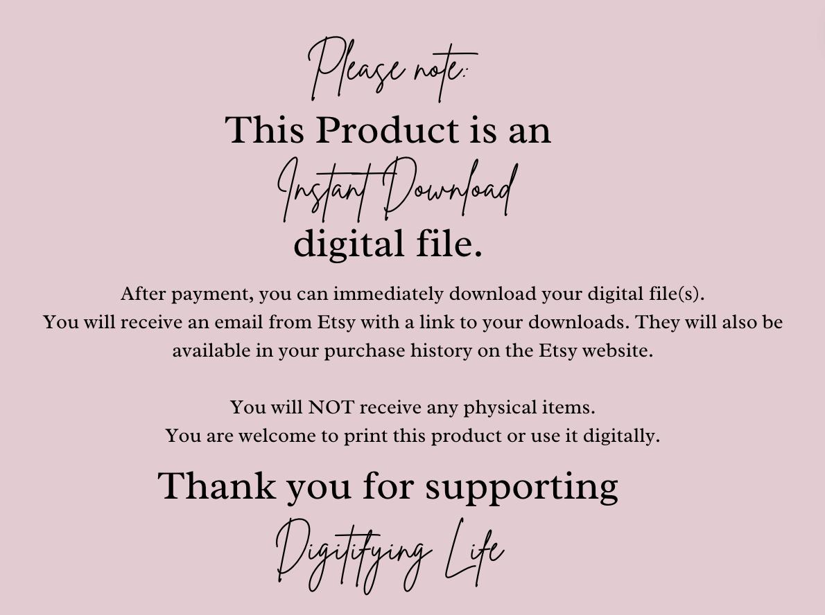 To-do List Template, Organise Tasks Efficiently Digital Planner ...