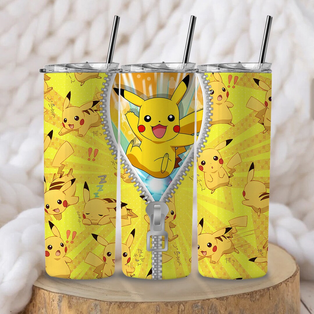 Pikachu Tumbler Png, Pikachu Tumbler, Pikachu Png, Digital Download ...