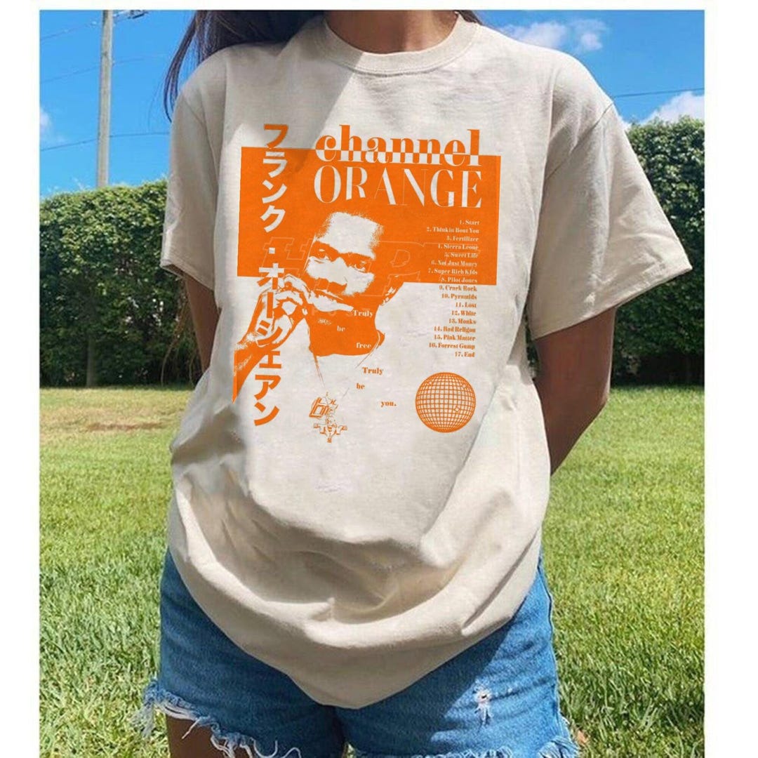 Frank Ocean Channel Orange Album Tracklist Retro T-shirt, Frank Ocean ...