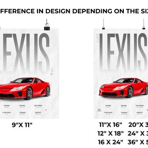 Lexus IFA Poster, Car Posters, Cars, Wall Decor, Home Decor, Hyper Car ...