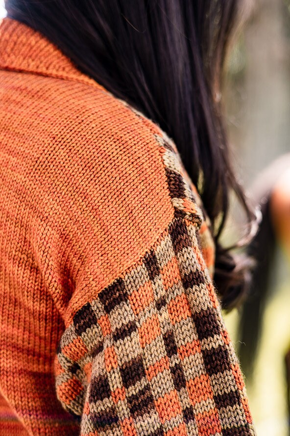 KNITTING PATTERN **tartan Cardigan, Cardigan Knitting Pattern, Tartan ...