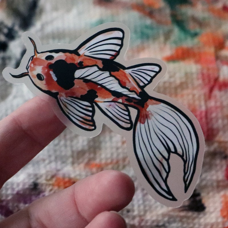 Koi Stickers - Etsy