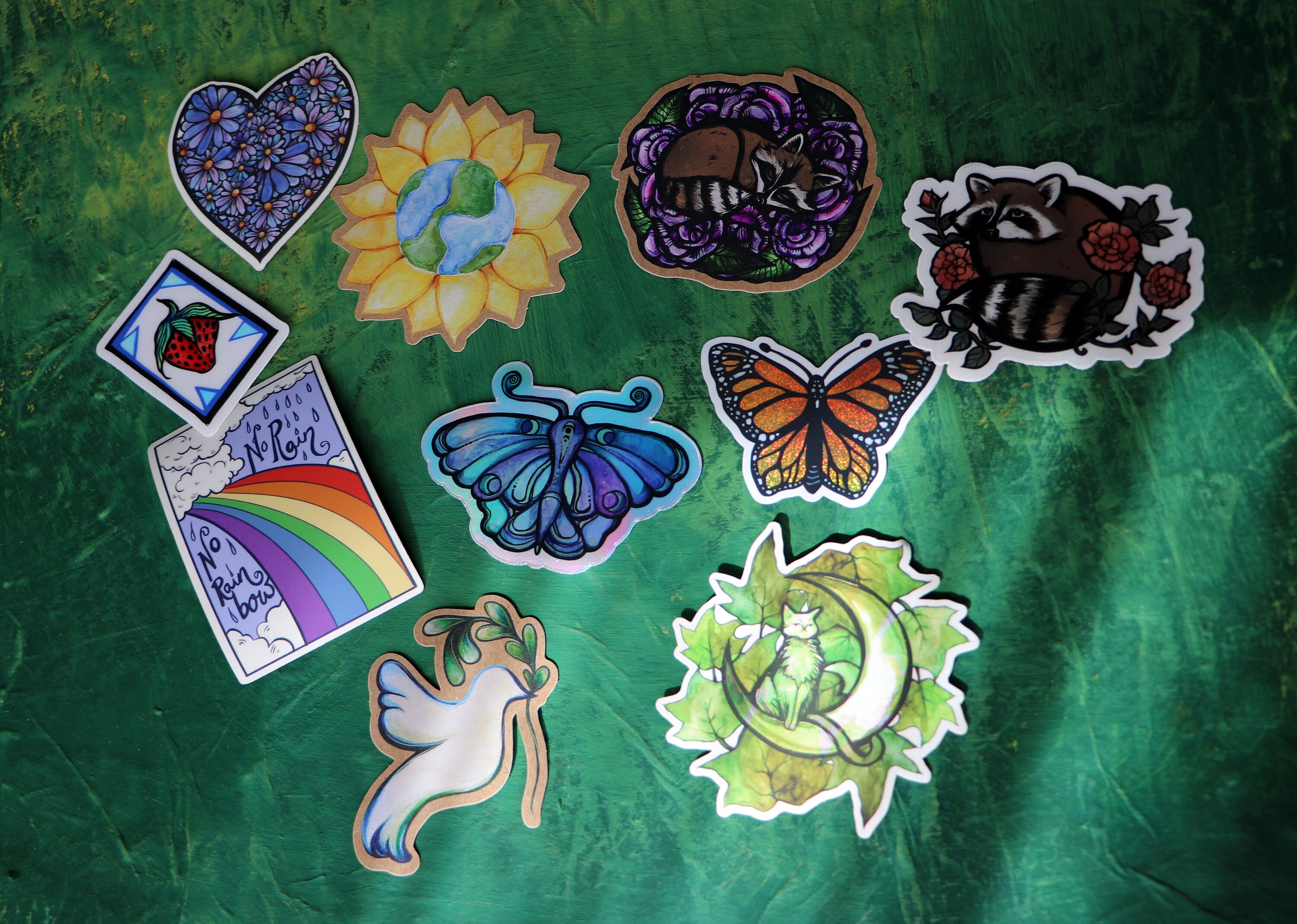 Nature Lovers Sticker Pack Artsy Earth Day Stickers - Etsy
