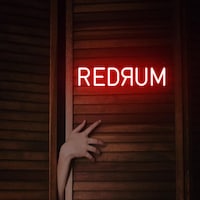 REDRUM Neon Sign| the Shining 80s Horror Movie LED Light| Scary ...