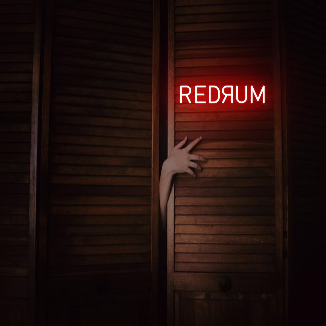REDRUM Neon Sign| the Shining 80s Horror Movie LED Light| Scary ...