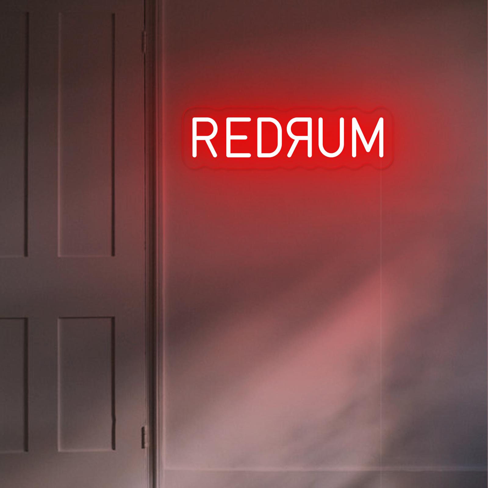 REDRUM Neon Sign| the Shining 80s Horror Movie LED Light| Scary ...