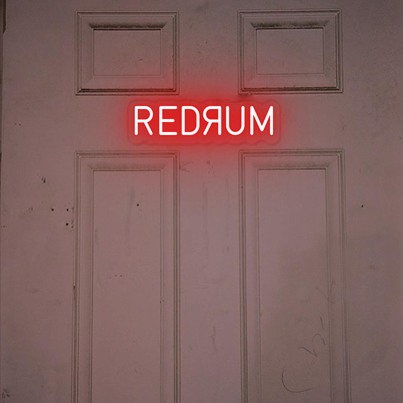 REDRUM Neon Sign| the Shining 80s Horror Movie LED Light| Scary ...