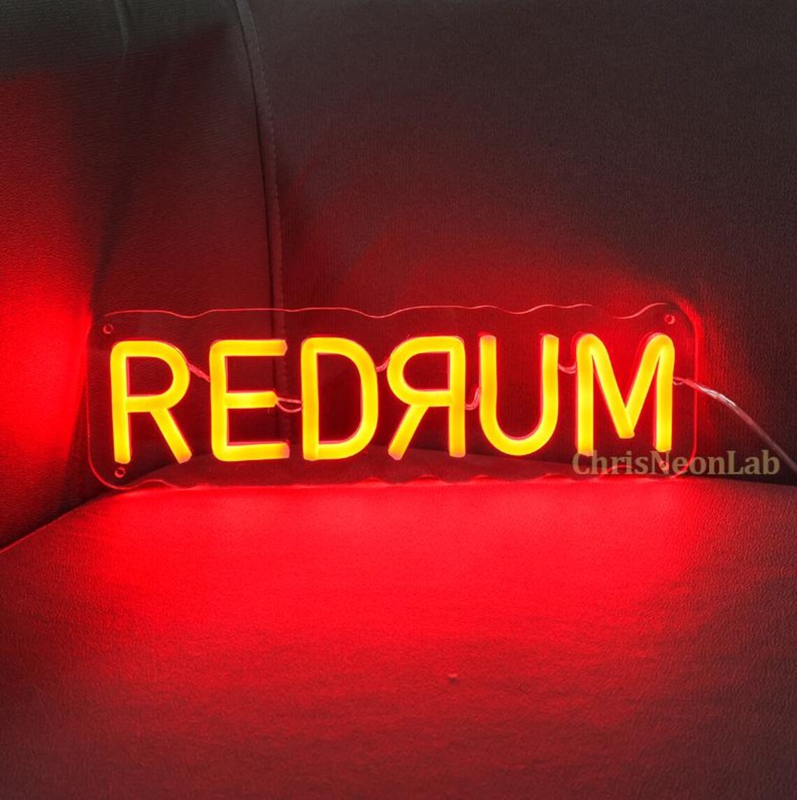 REDRUM Neon Sign| the Shining 80s Horror Movie LED Light| Scary ...