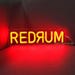 REDRUM Neon Sign| the Shining 80s Horror Movie LED Light| Scary ...