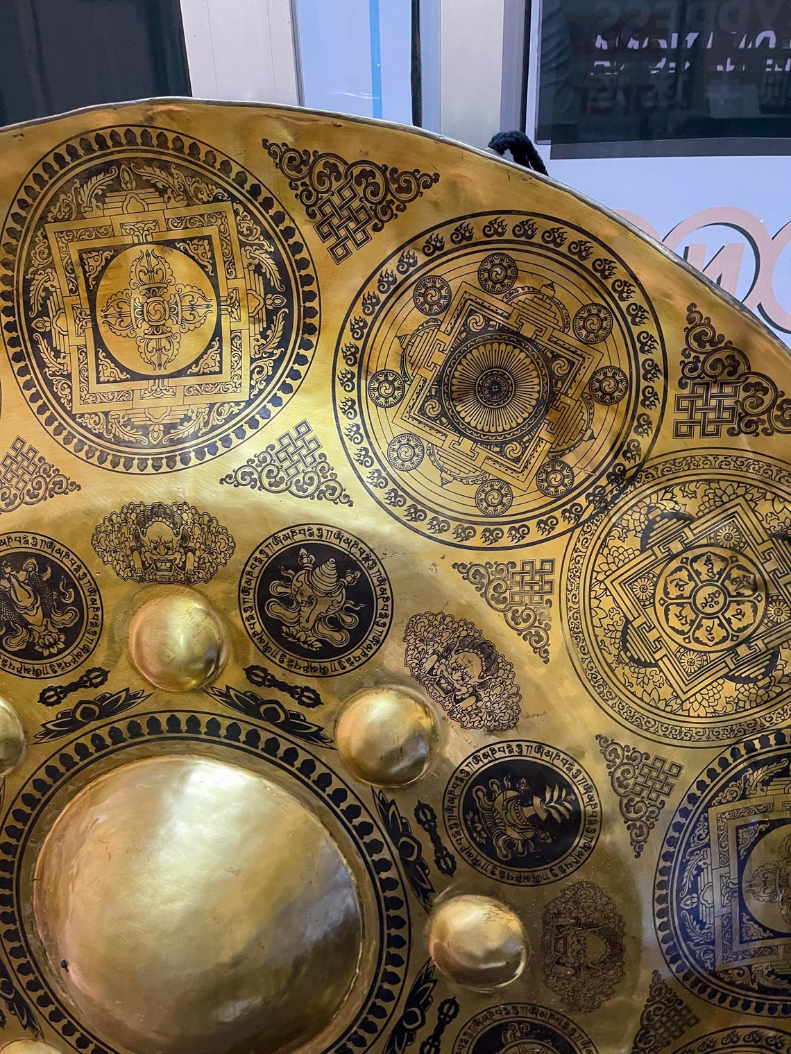 Handcrafted Tibetan Temple Gong: Deep Resonance Healing Bell for ...