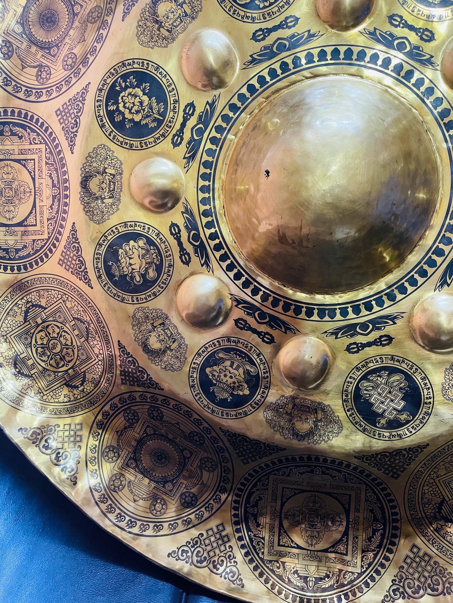 Handcrafted Tibetan Temple Gong: Deep Resonance Healing Bell for ...