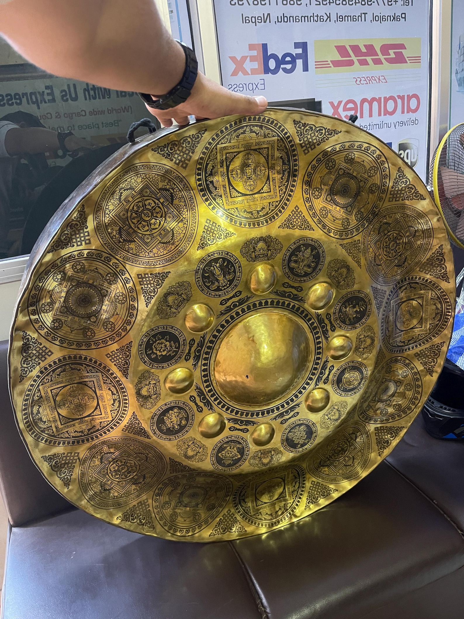 Handcrafted Tibetan Temple Gong: Deep Resonance Healing Bell for ...
