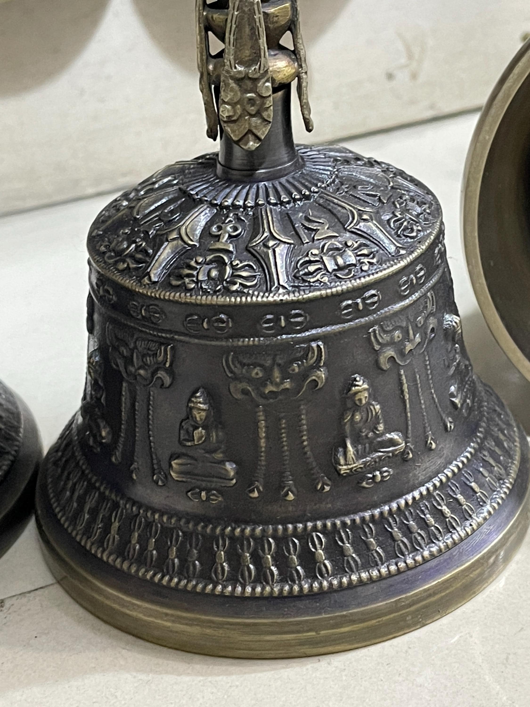 Handmade Tibetan 7-metal Vajra & Bell Set: Meditation Ritual Gift - Etsy