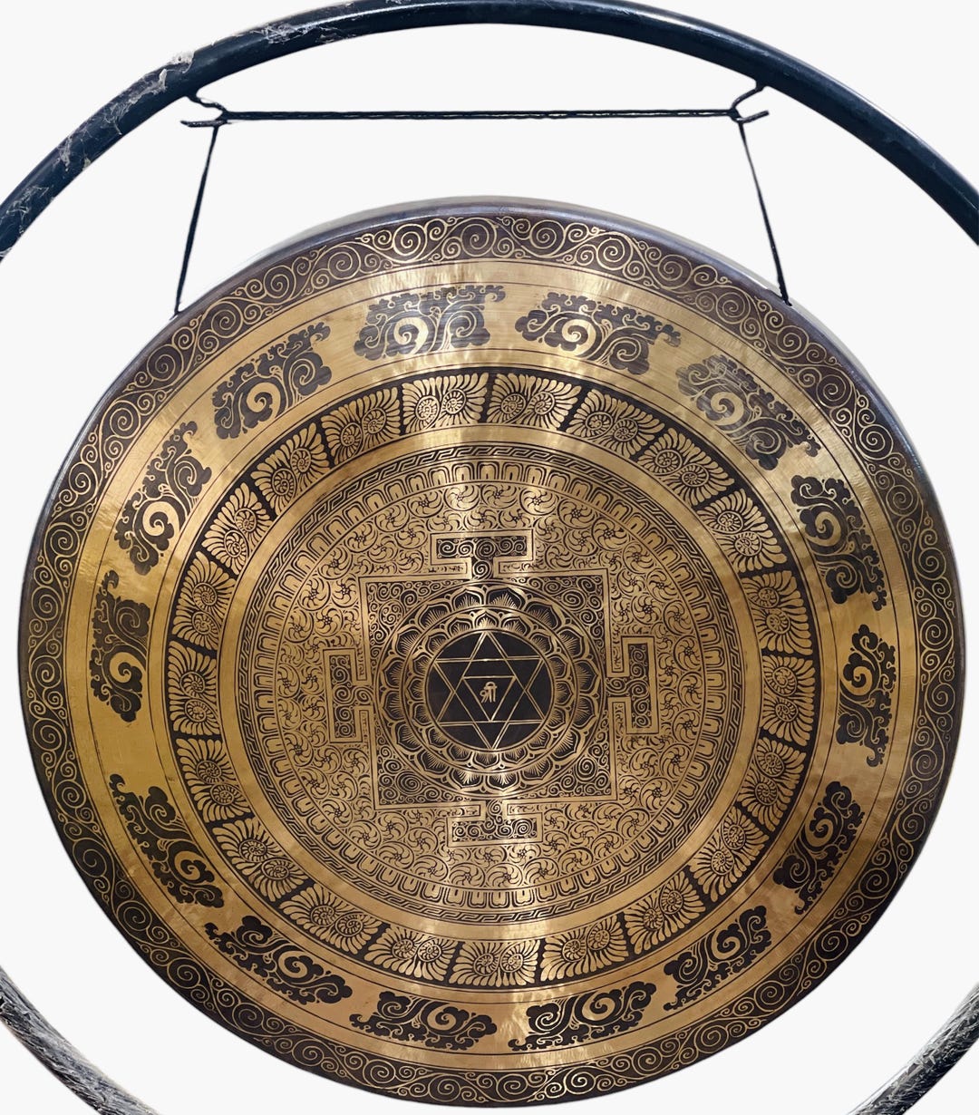 Extra Large Handcrafted Tibetan Gong Bell – for Sound Healing ...