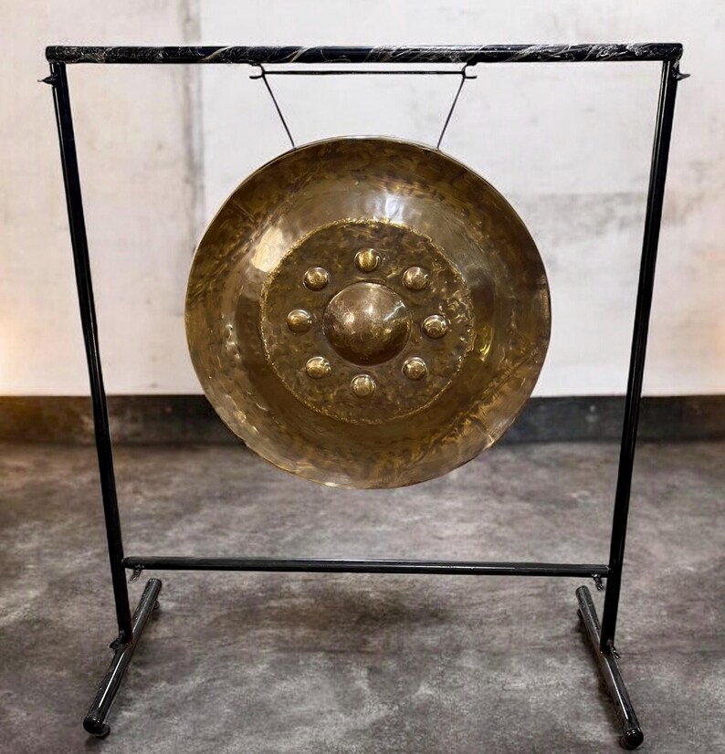 9-head Tibetan Healing Gong – Temple-grade Gong Bell for Group Sound ...
