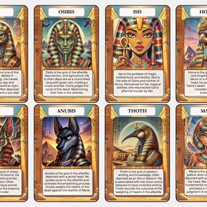 40 Egyptian Mythology Flashcards - Educational & Fun Digital Learning ...