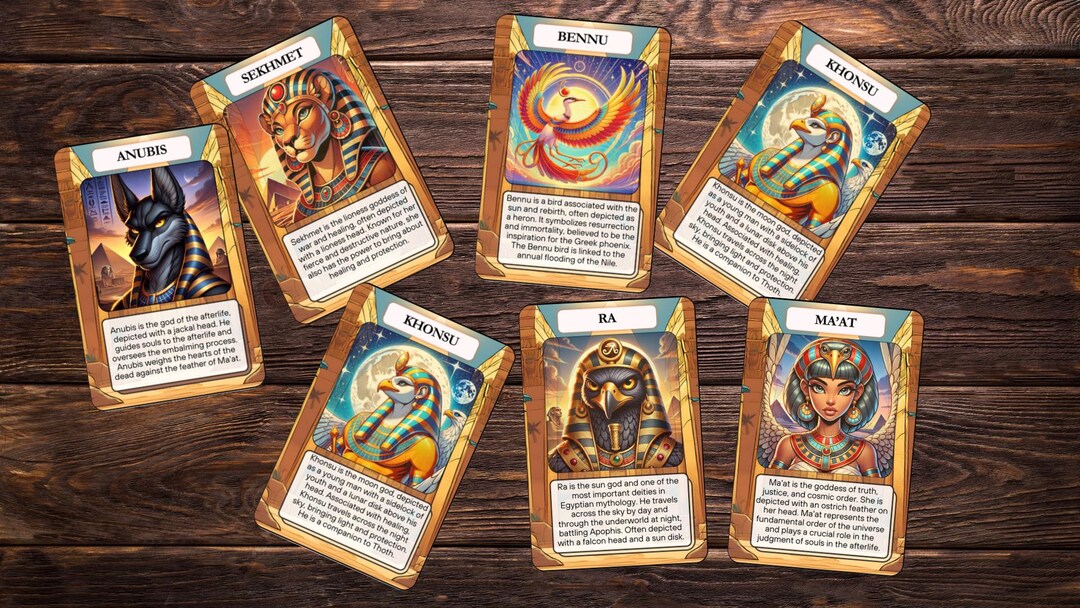 40 Egyptian Mythology Flashcards - Educational & Fun Digital Learning ...