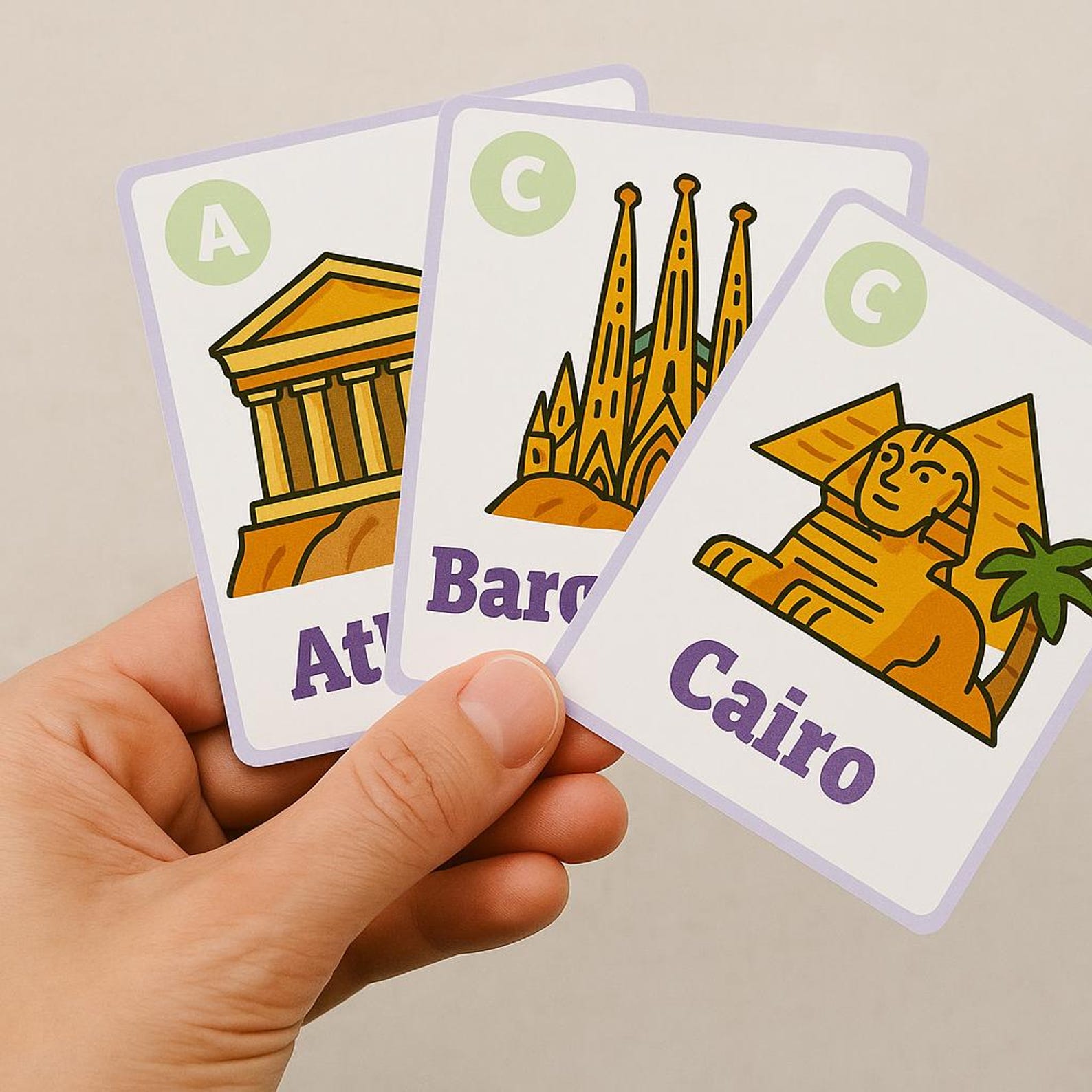 Cities of the World Flashcards: A-Z Geography Learning (digital ...