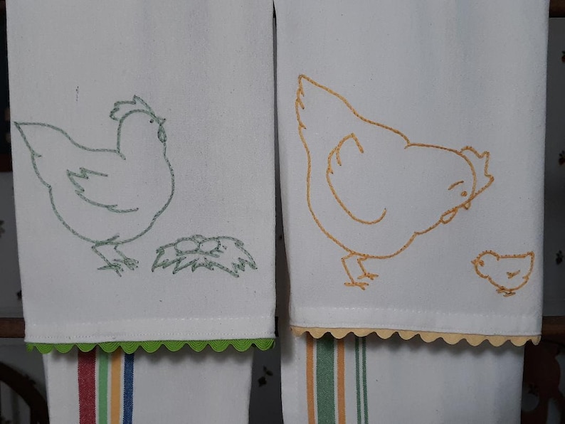 Chicken Patterns, Hand Embroidery PDF Download, Cluck Collection ...