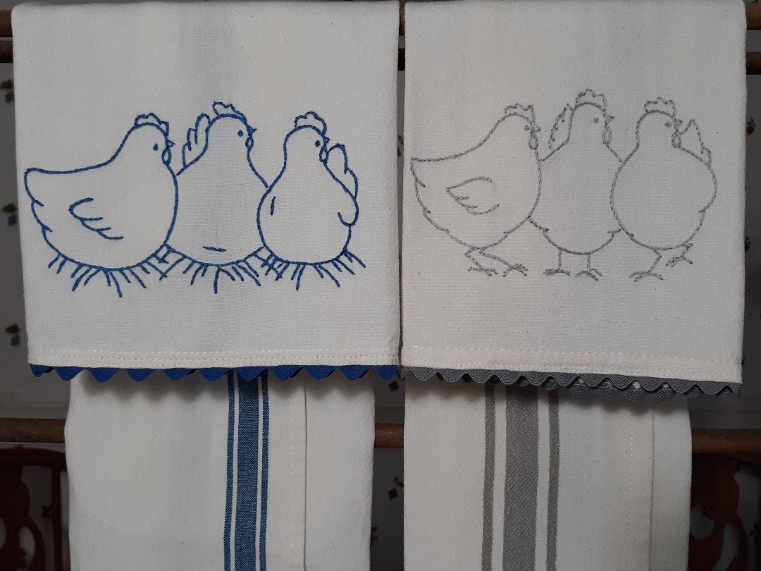 Chicken Patterns, Hand Embroidery PDF Download, Cluck Collection ...
