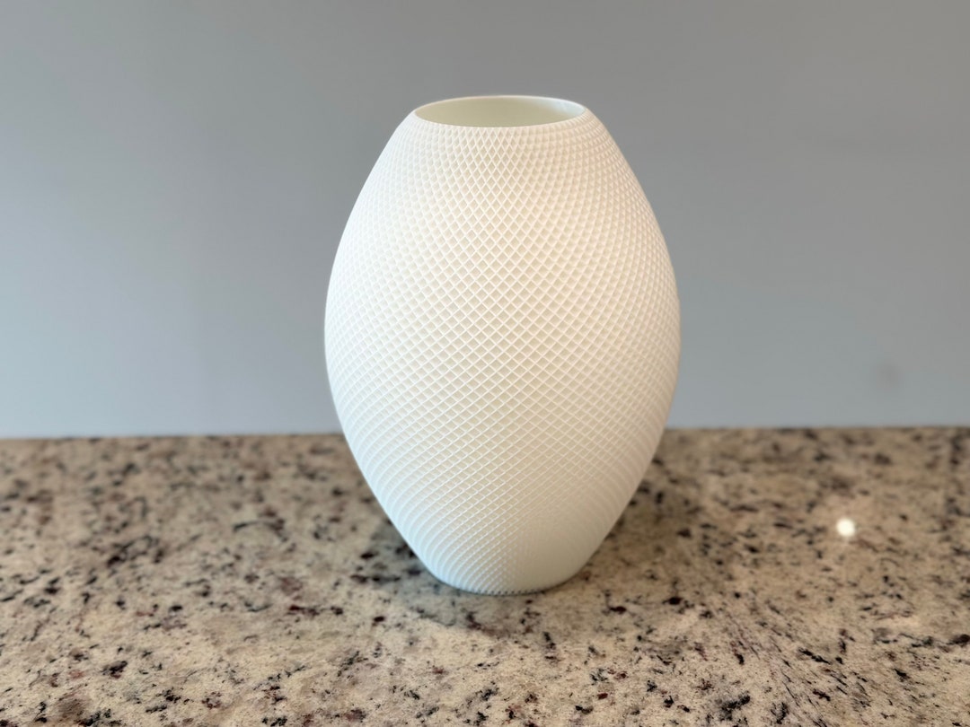 Intricate Helix Pattern Vase 3D Printed Modern Art - Etsy