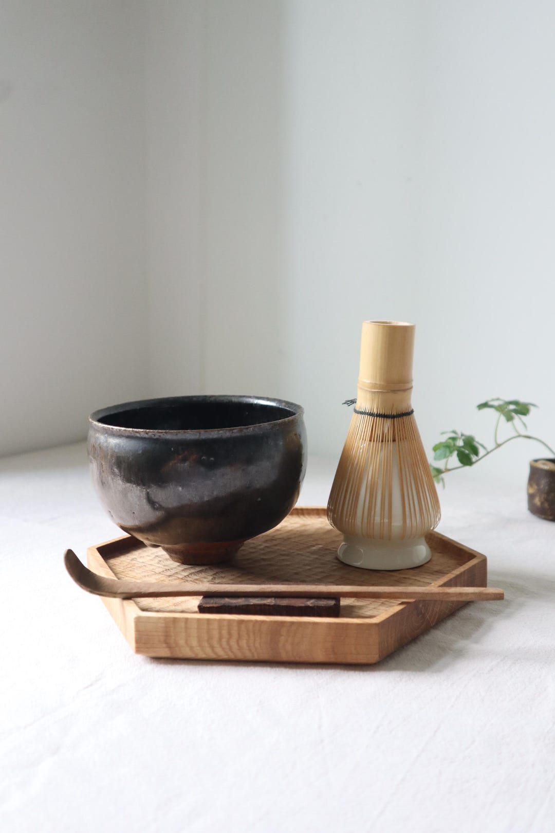 Hand-carved Tea Tray,matcha Tray, Hexagon Tray, Wooden Tray, Tea Table ...