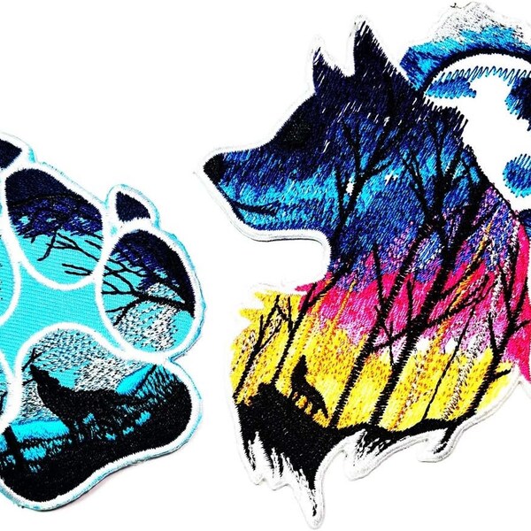 Wolf Clothing Patch - Etsy