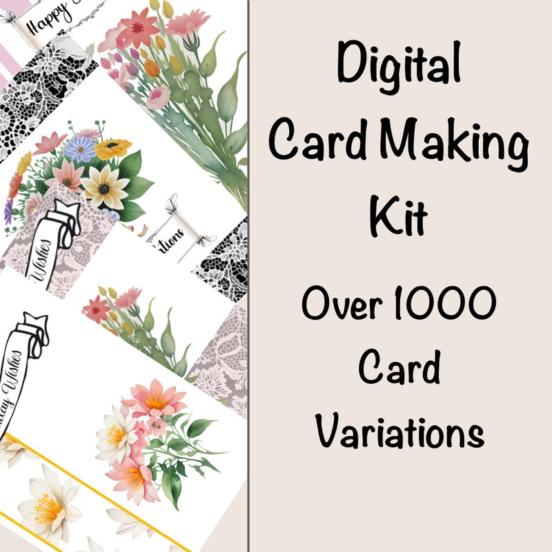 Card Making Supplies - Etsy