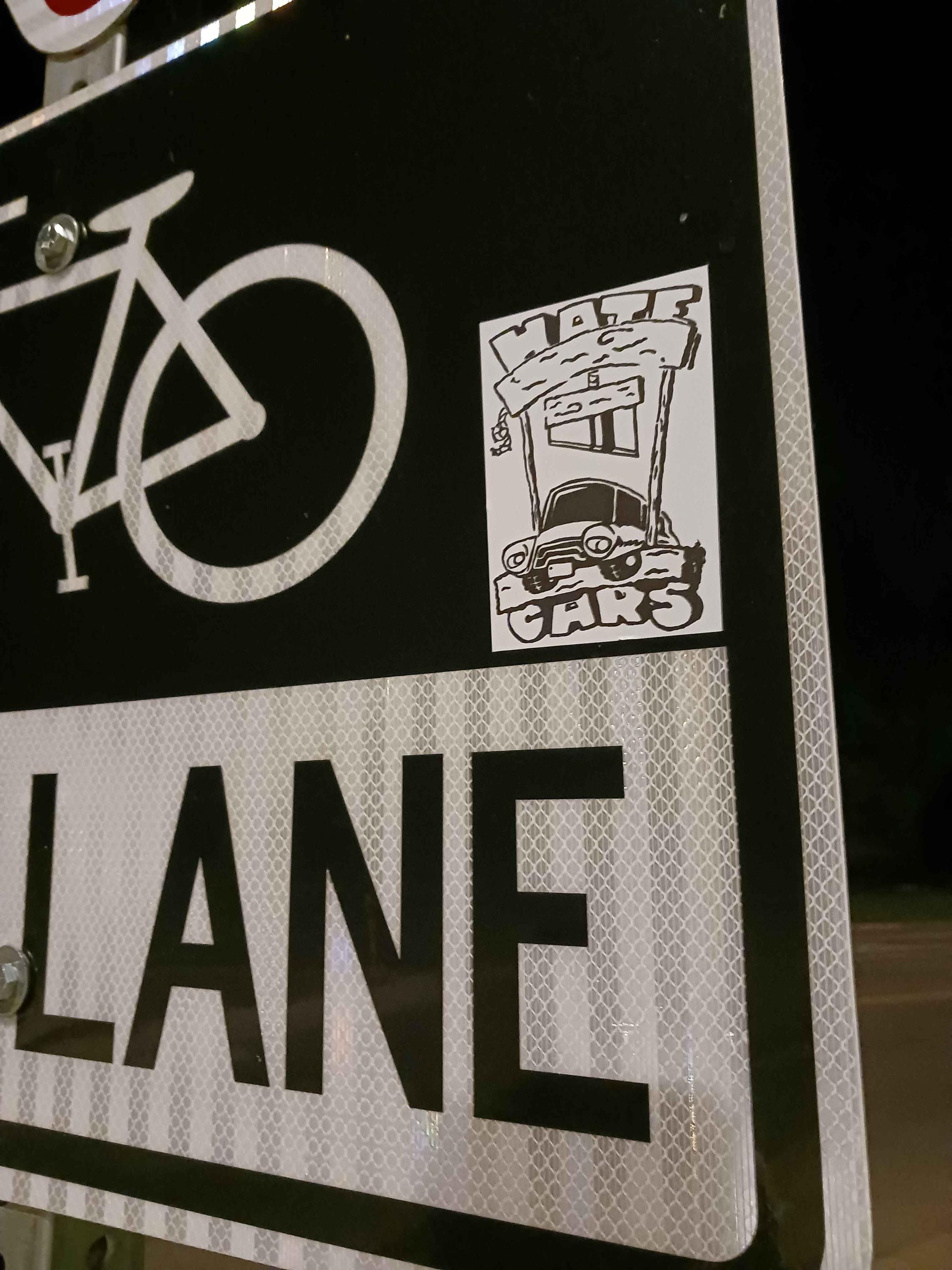 Hate Cars Sticker - Etsy