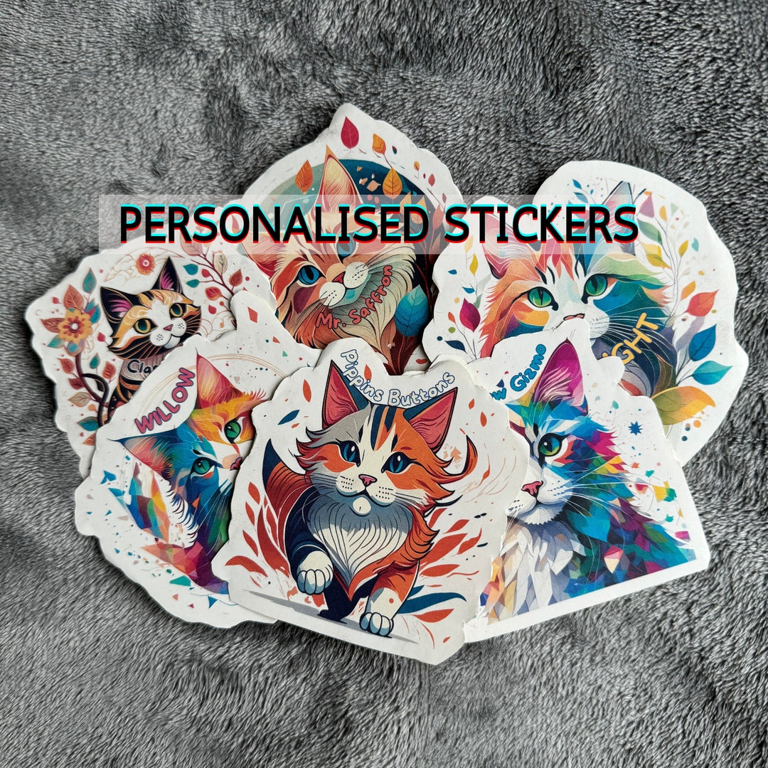 Cat Lover Sticker Decal Sticker Gift Cat Mom Gift Cat Lover Phone Case ...