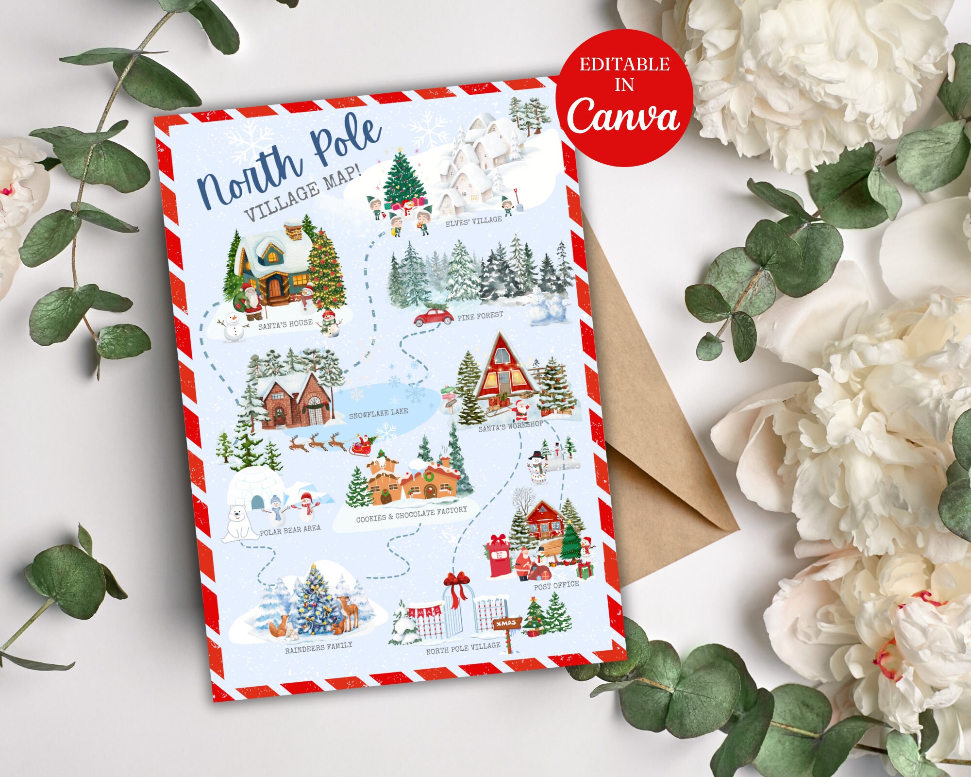 Personalized Santa Letter Bundle: Letter to Santa, Letter From Santa ...