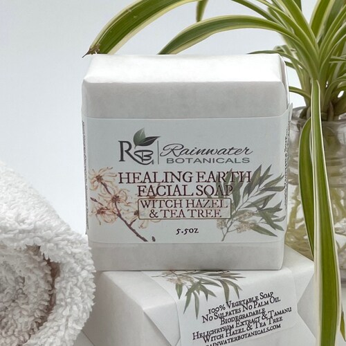 Healing Earth Facial Soap Palm Free - Etsy
