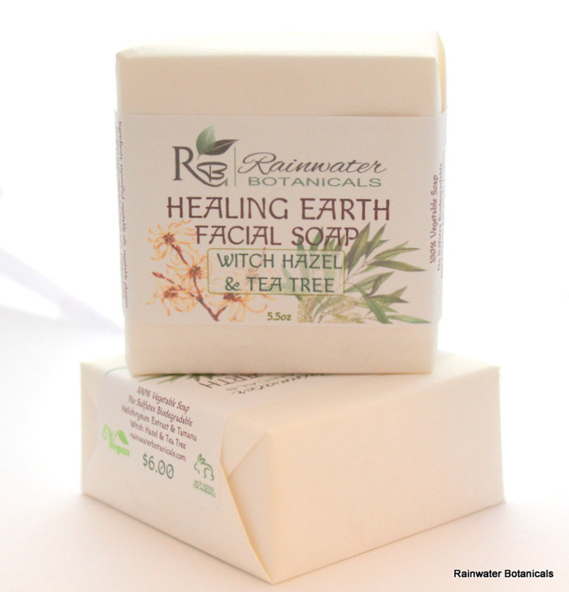 Healing Earth Facial Soap Palm Free | Etsy