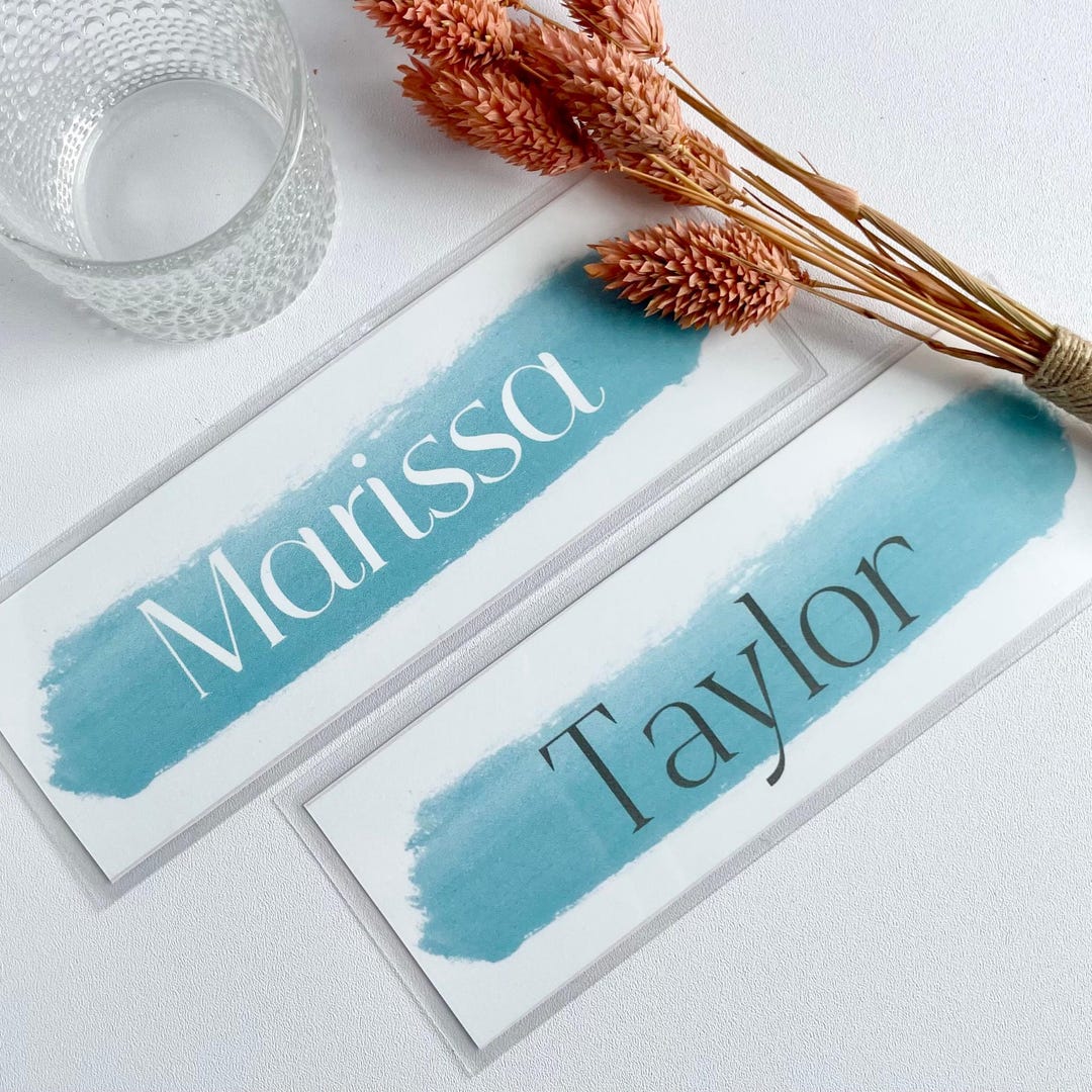 Personalized Laminated Bookmark, Custom Bookmarks, Name Bookmark ...