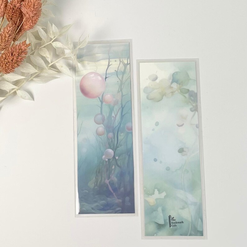 Ocean Life Laminated Bookmarks, Under the Sea Bookmarks, Gifts for Book ...