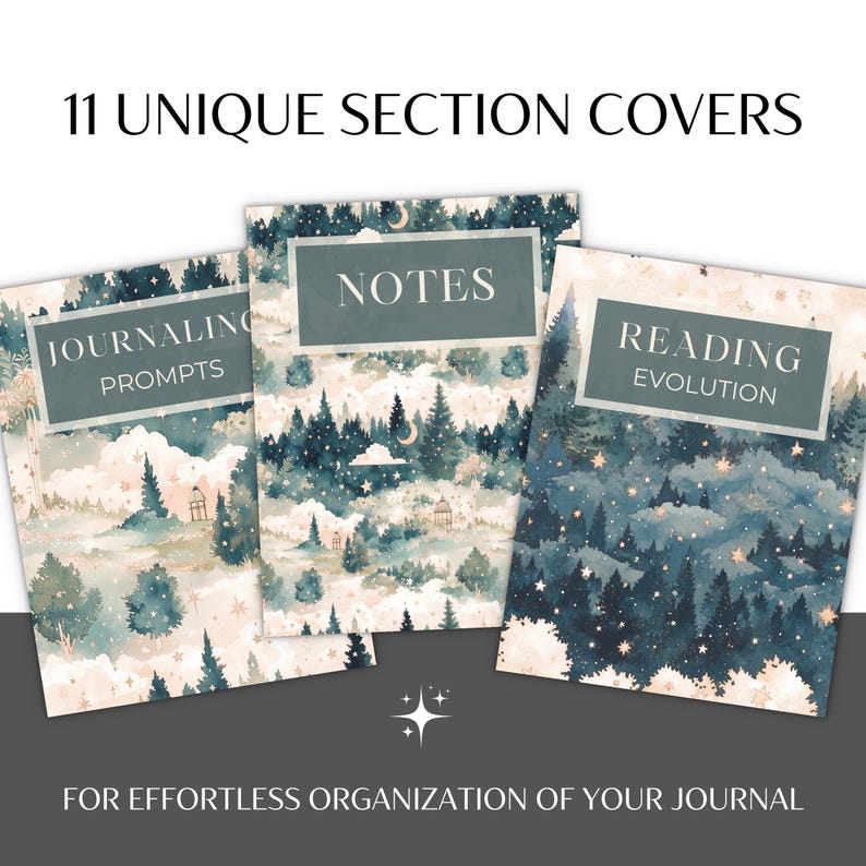 Printable Reading Journal, Instant Download, Reading Planner PDF ...