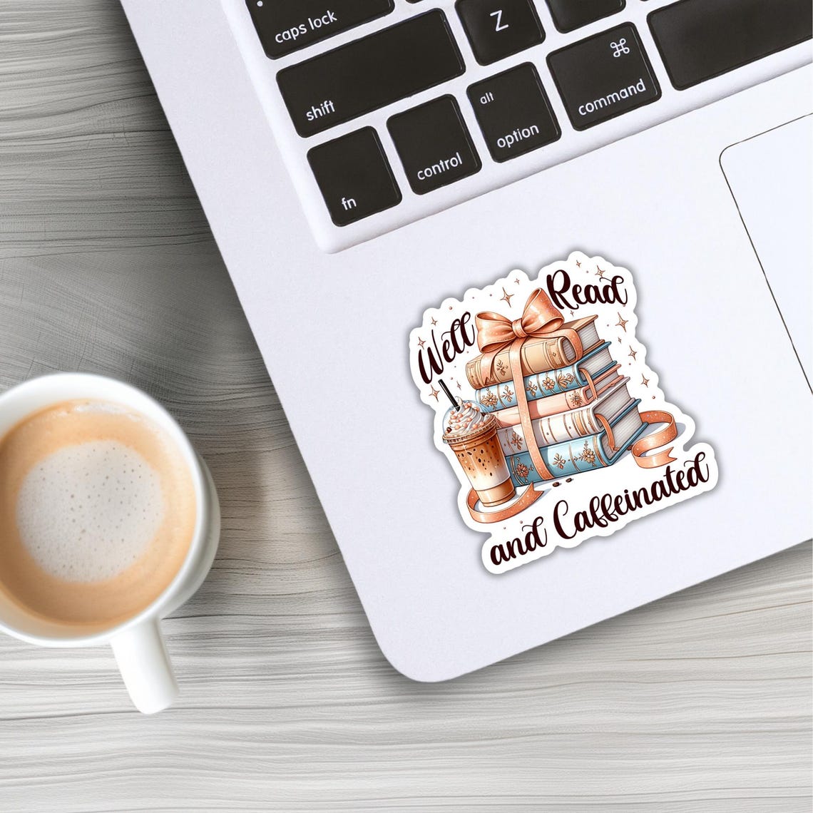 Coffee and Book Sticker, Bookish Planner Sticker, Cozy Reading ...